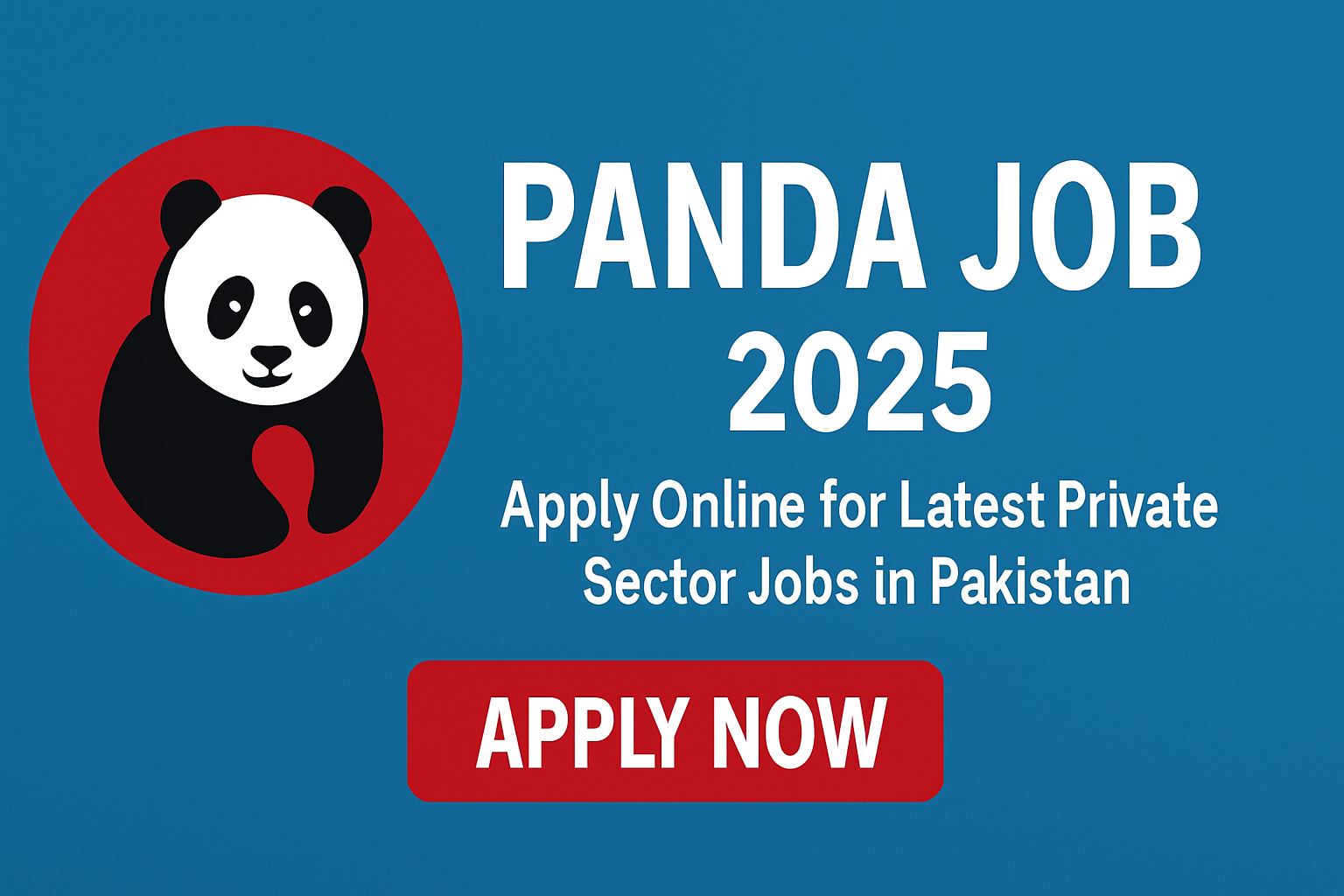 Panda Job 2025 Join Now - PK Job Side